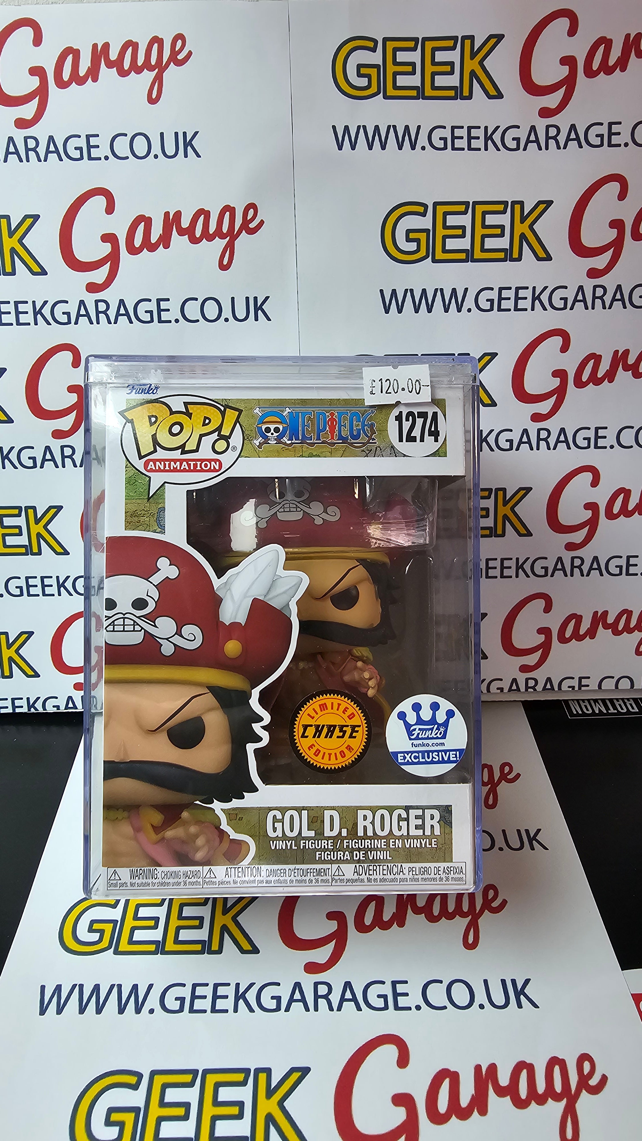 Gold d roger chase funko pop #1274 one piece
