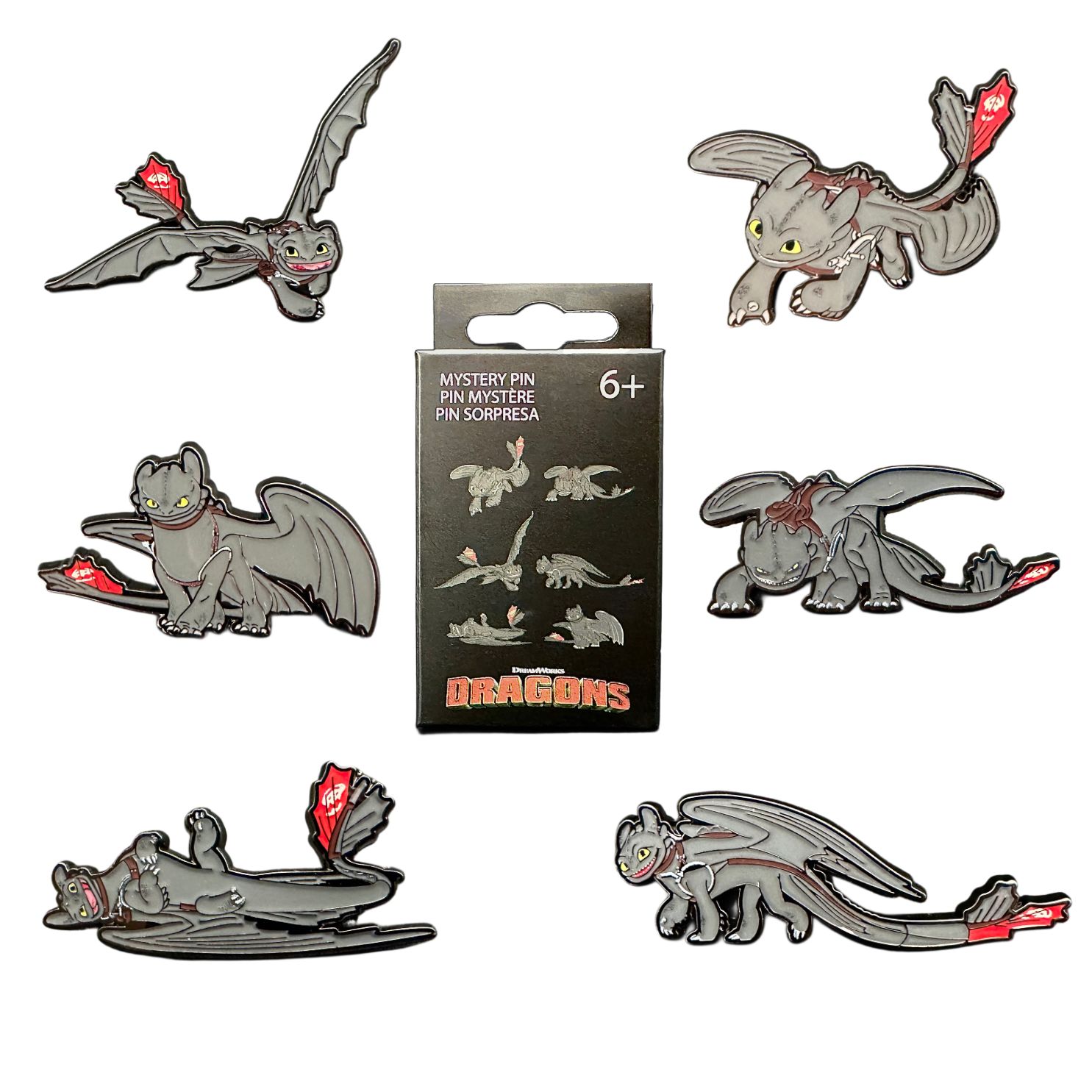 How To Train Your Dragon Toothless Poses Dreamworks Loungefly Blind Bo